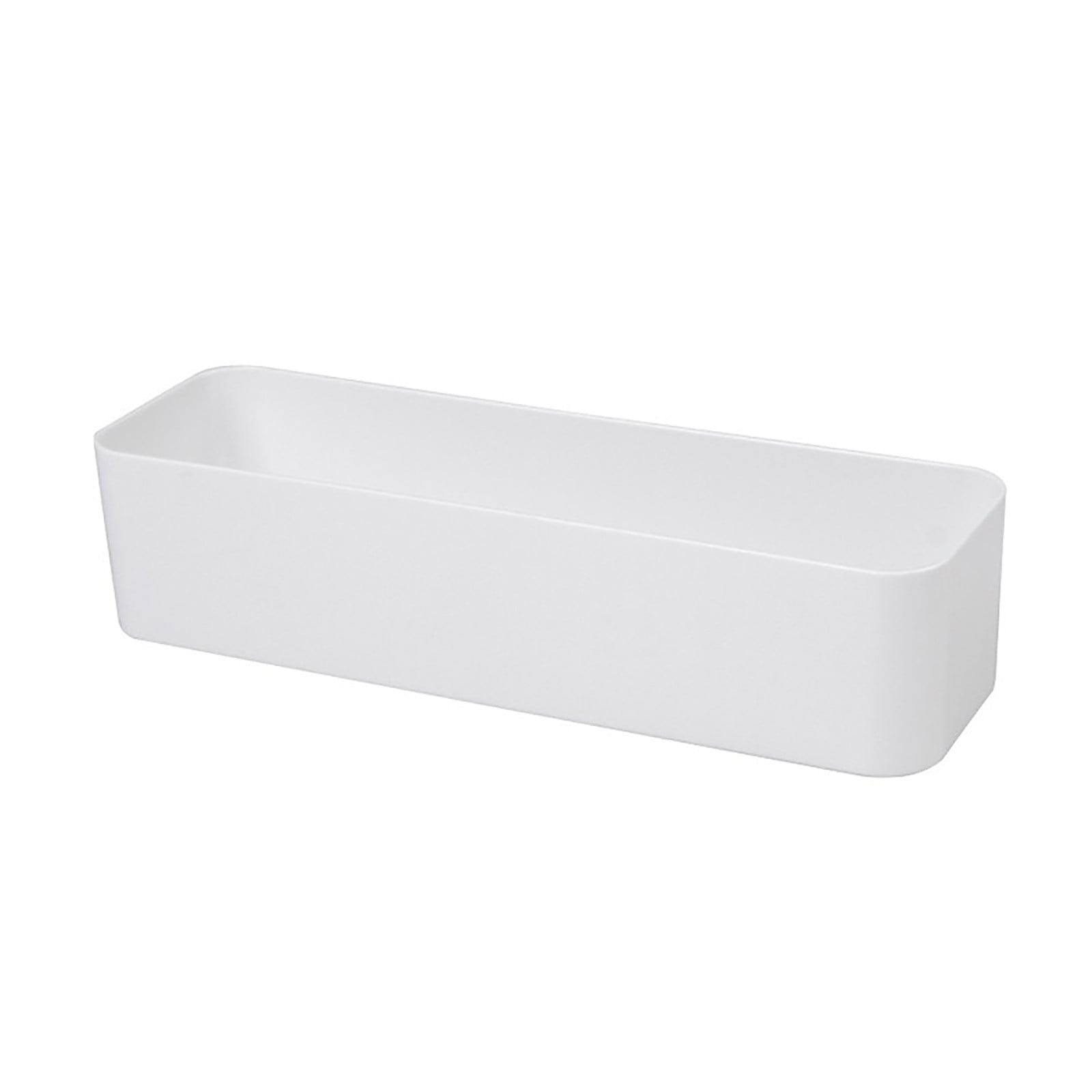 Minimalist White Wall Mounted Container - Self-Adhesive Storage Box for ...