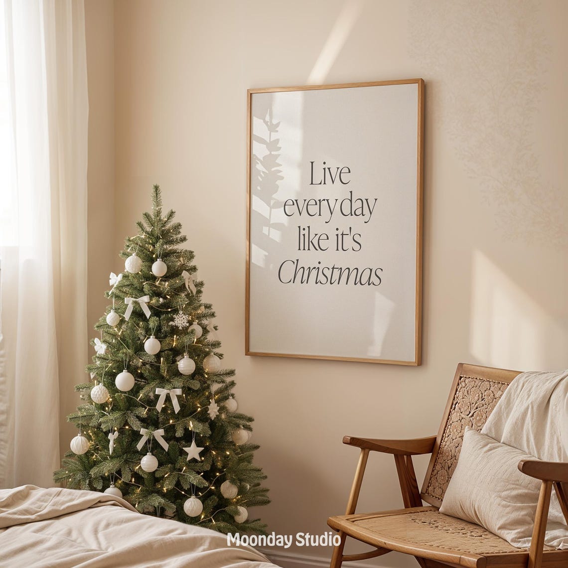 Minimalist Winter Poster, Cozy Wall Art, Motivational Host Decor ...