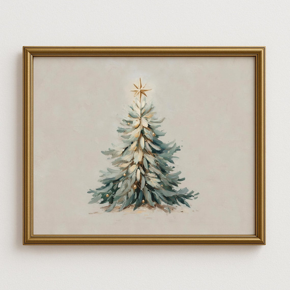 Minimalist Winter Tree Wall Art, Elegant Decor Print, Scandinavian ...