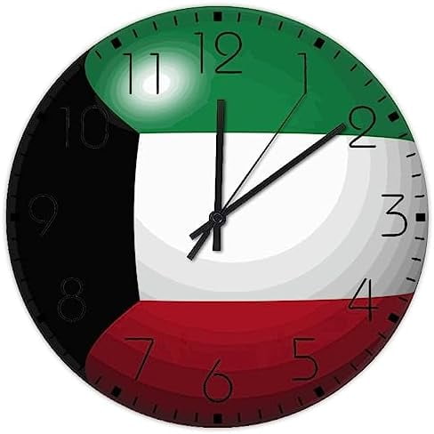 Minimalist Wood Clock Non-Ticking Quartz Battery Operated Kuwait ...