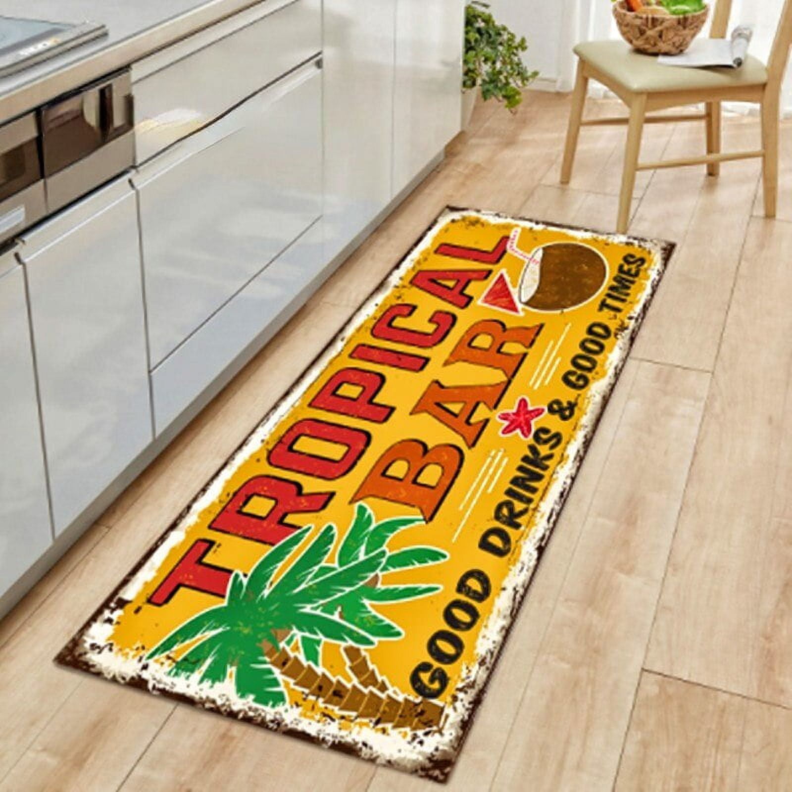 Minimalist and Stylish Kitchen Rug Rectangular Balcony Mats Carpets for ...