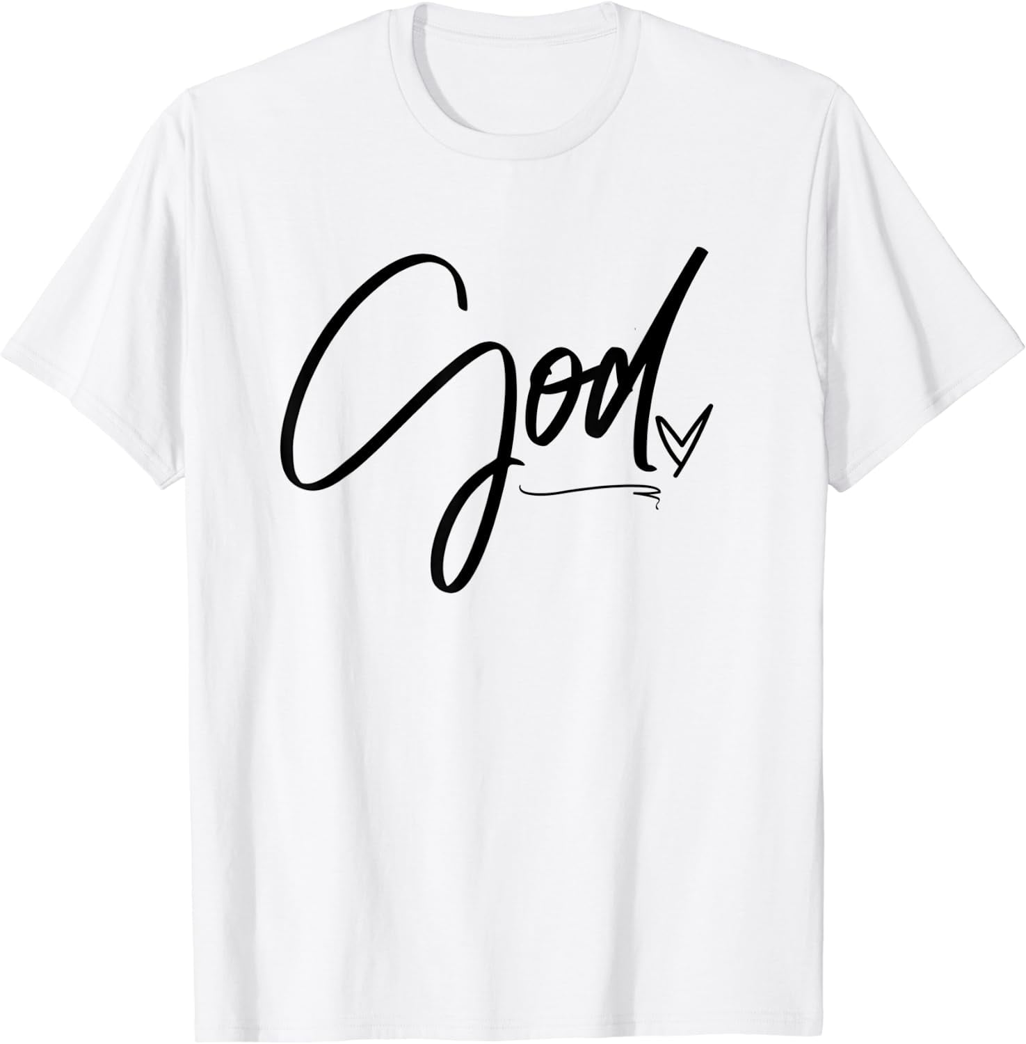Minimalistic Christian shirt. GOD T-Shirt - Walmart.com
