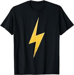 Minimalistic Design With Lightning Bolt Grunge T-Shirt - Walmart.com