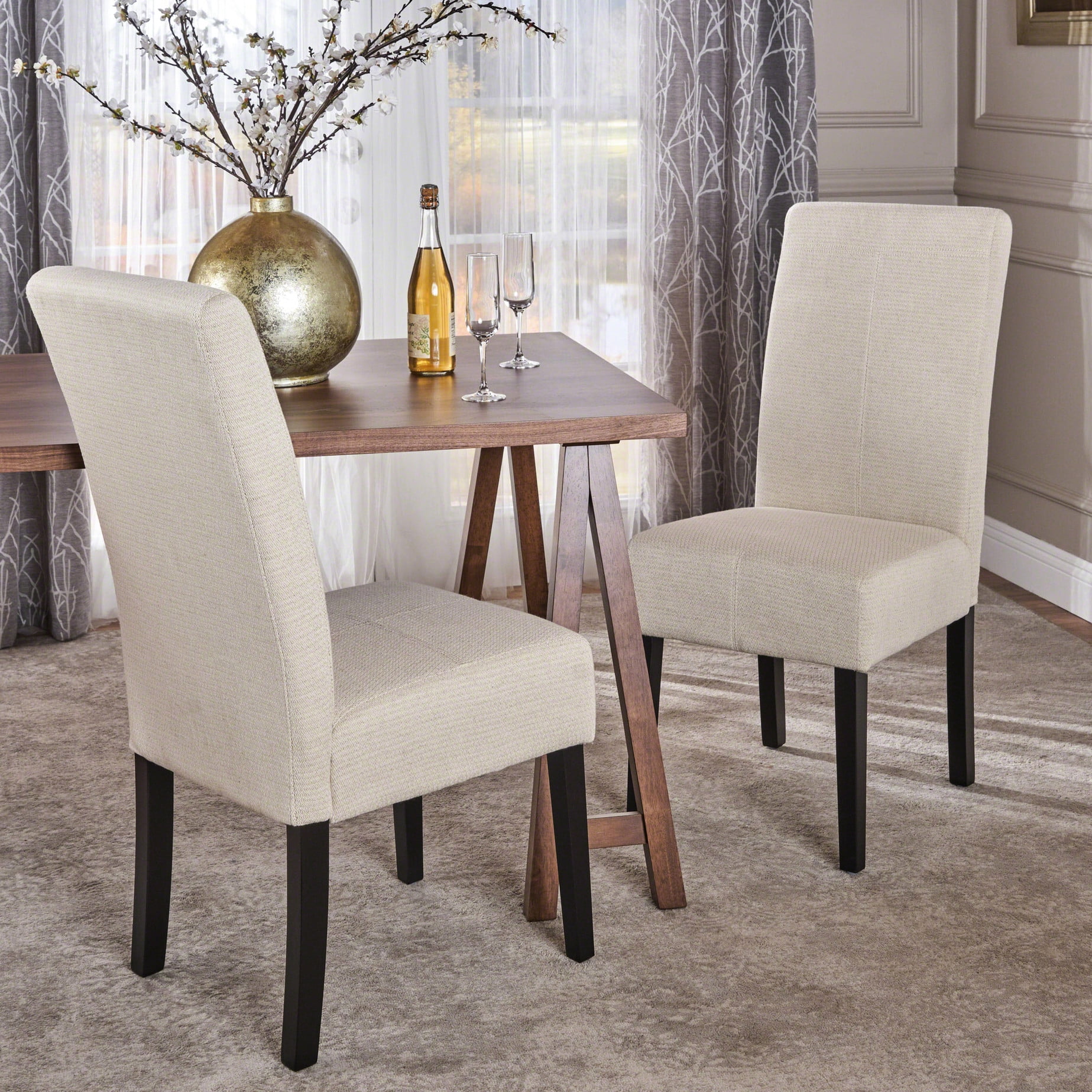 Minimalistic Dining Chair Set+High-Density Foam”-“Small Kitchens/Large ...