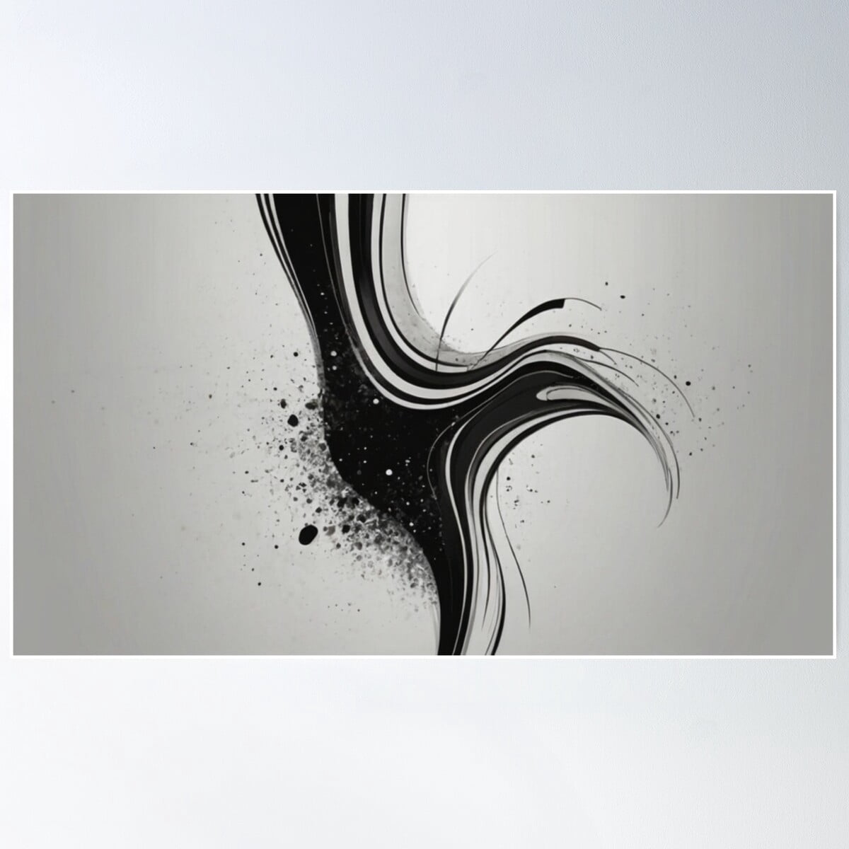 Minimalistic Line Design Poster Wall Art, Modern Wall Decor For Living ...