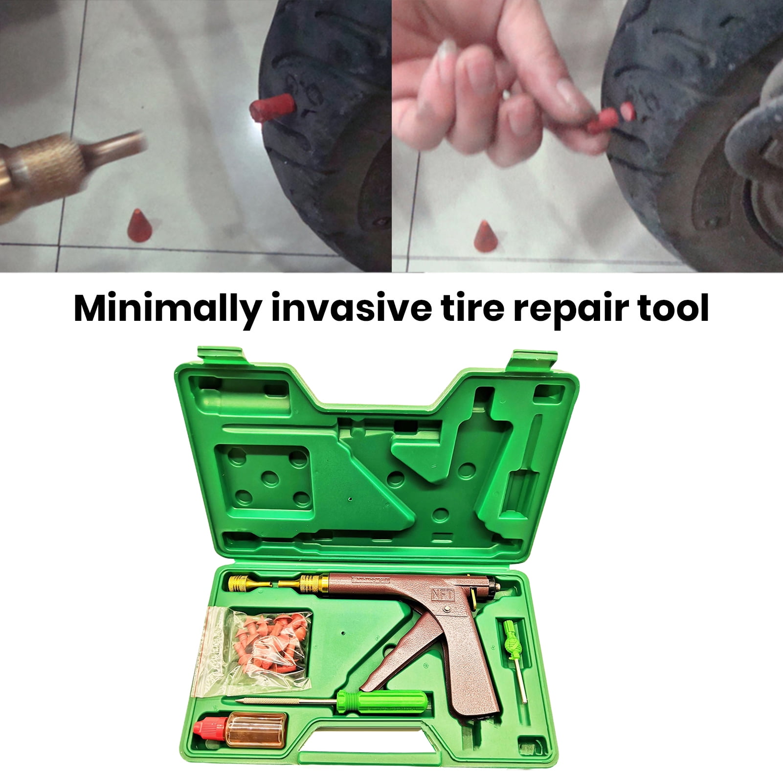 Minimally Invasive Tire Repair Tools Set Universal Burst Repair Kit ...