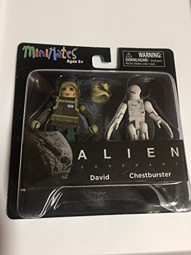 Minimates Alien Covenant David & Chestburster with Facehugger Accessory ...