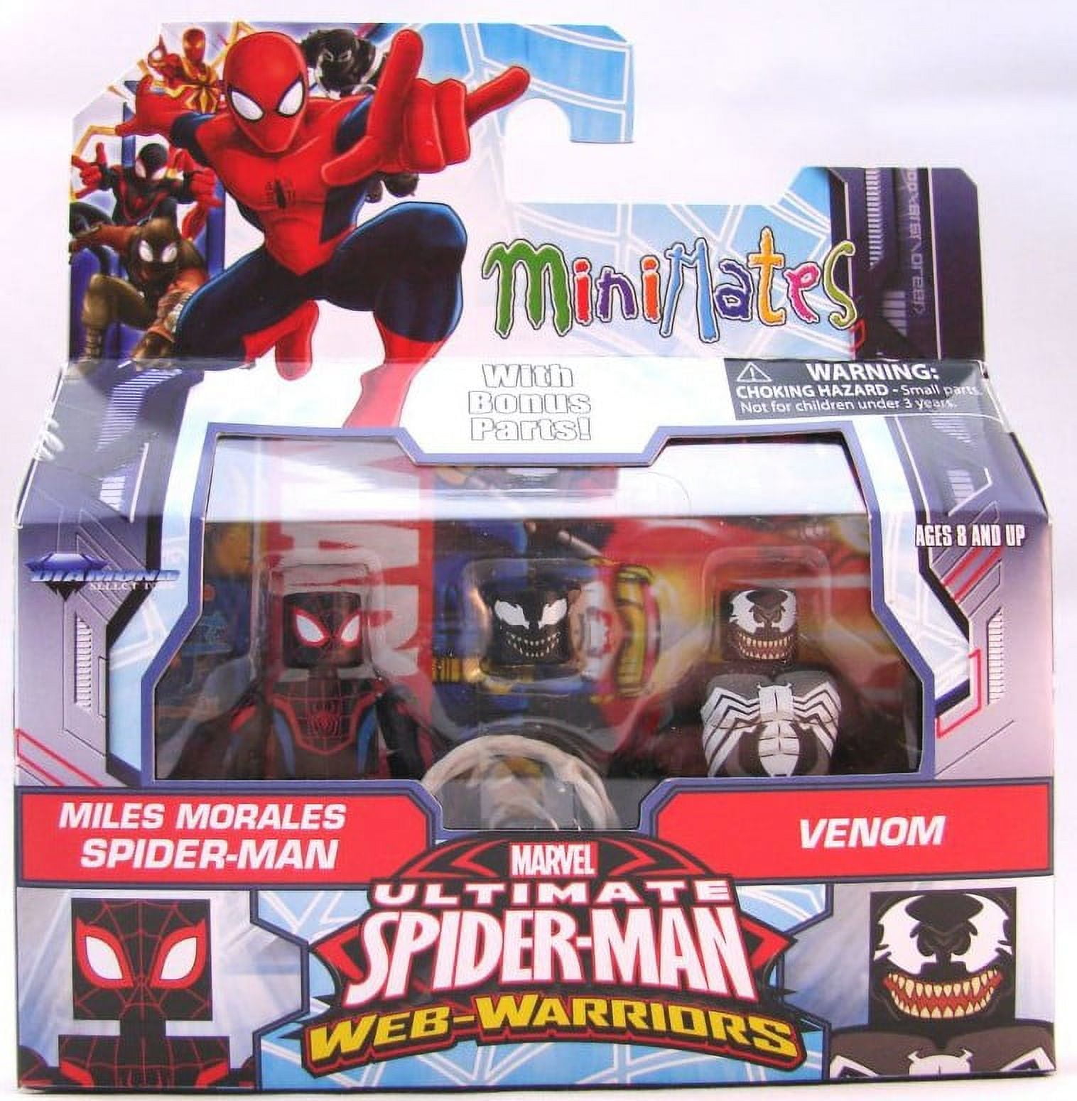 Minimates Marvel Ultimate Spider-Man Web Warriors Miles Morales Spider ...