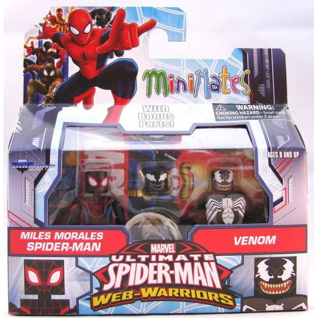 Minimates Marvel Ultimate Spider-Man Web Warriors Miles Morales Spider ...