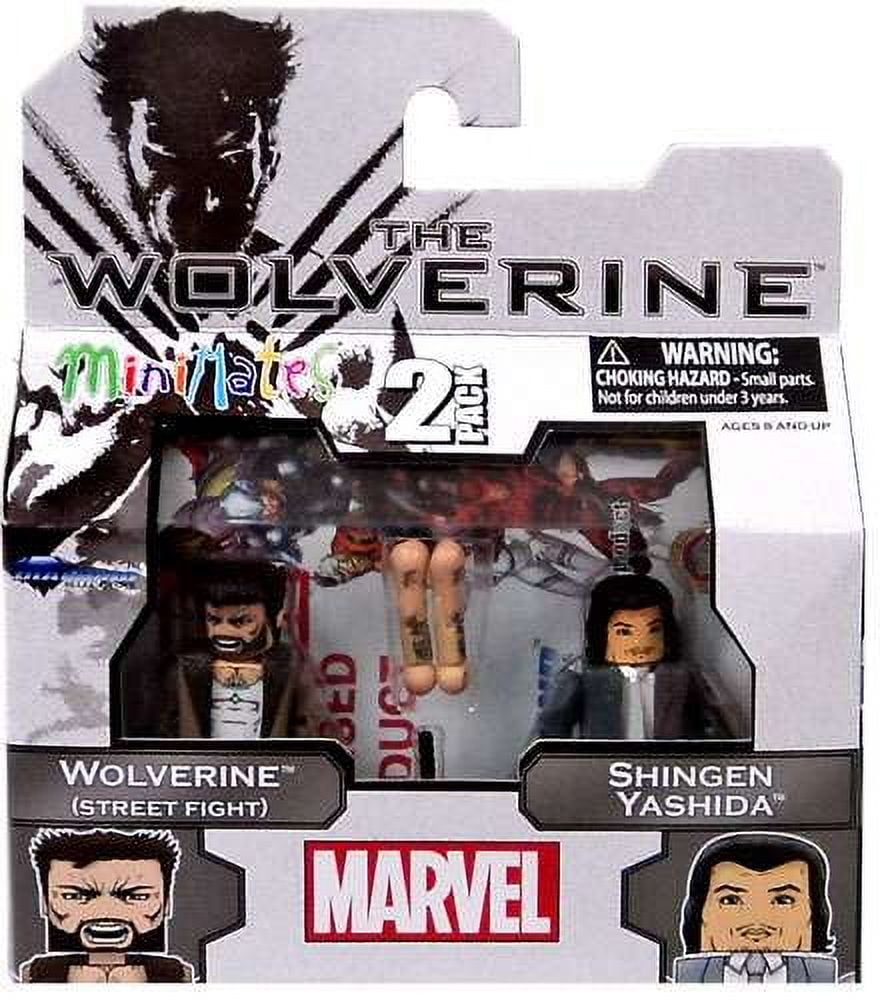 Minimates Series 52 Wolverine (Street Fight) & Shingen Yashida ...