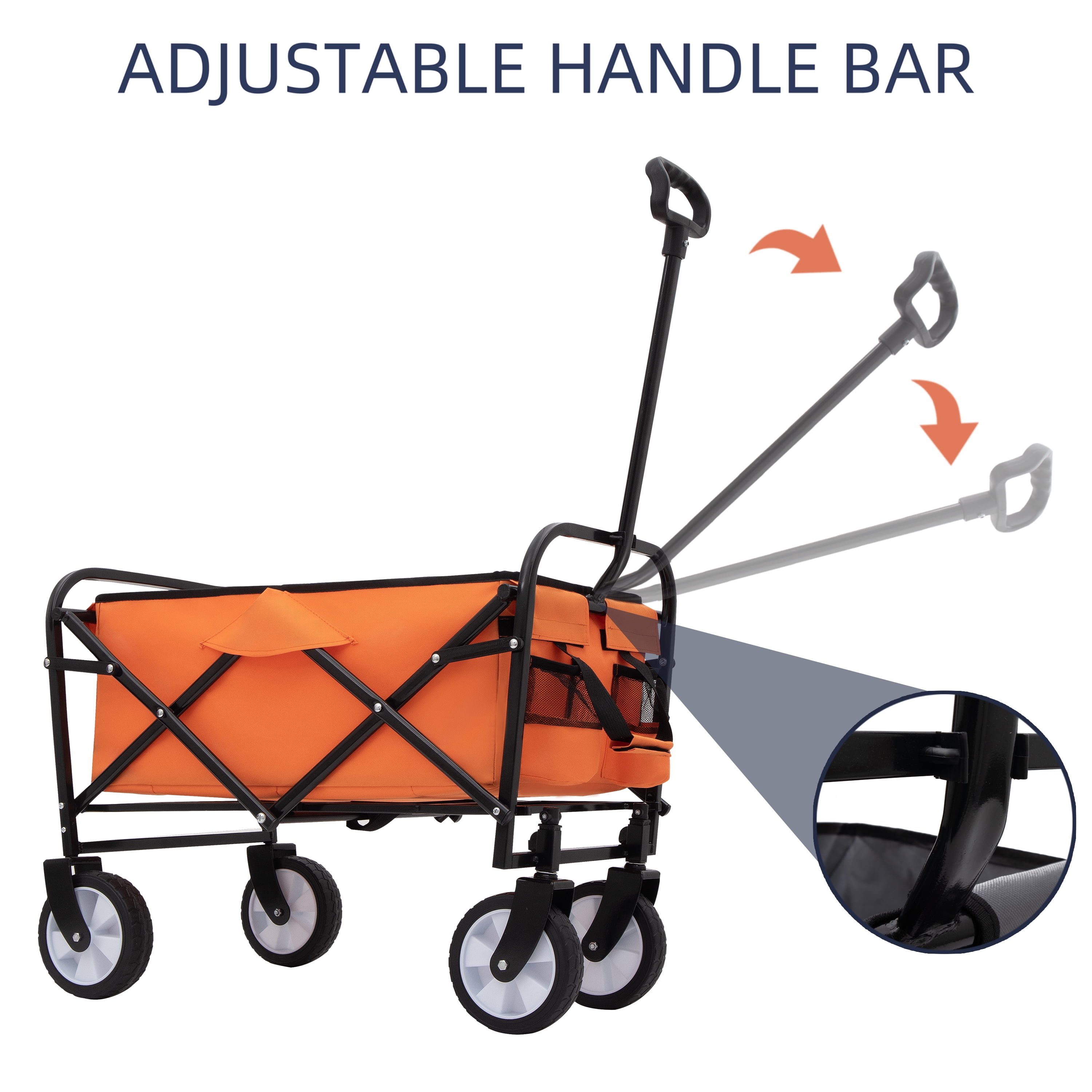 Minimeetall Multi-use Bag,Collapsible Foldable Wagon Cart Beach Wagon ...