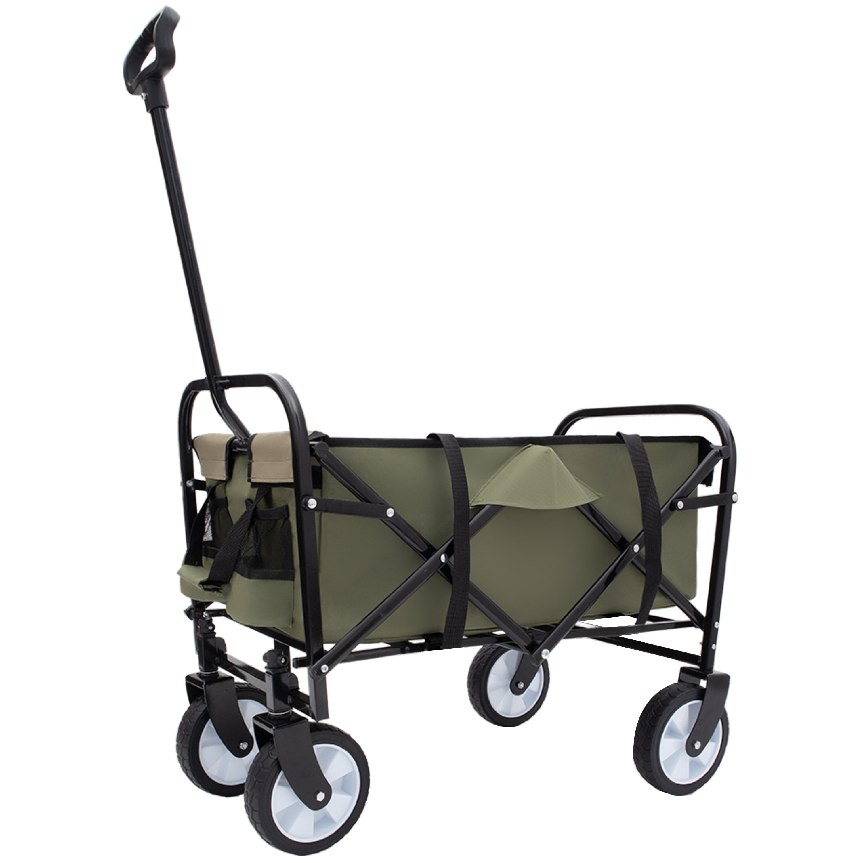 Minimeetall Strap Collapsible Foldable Wagon Cart with strapping system ...