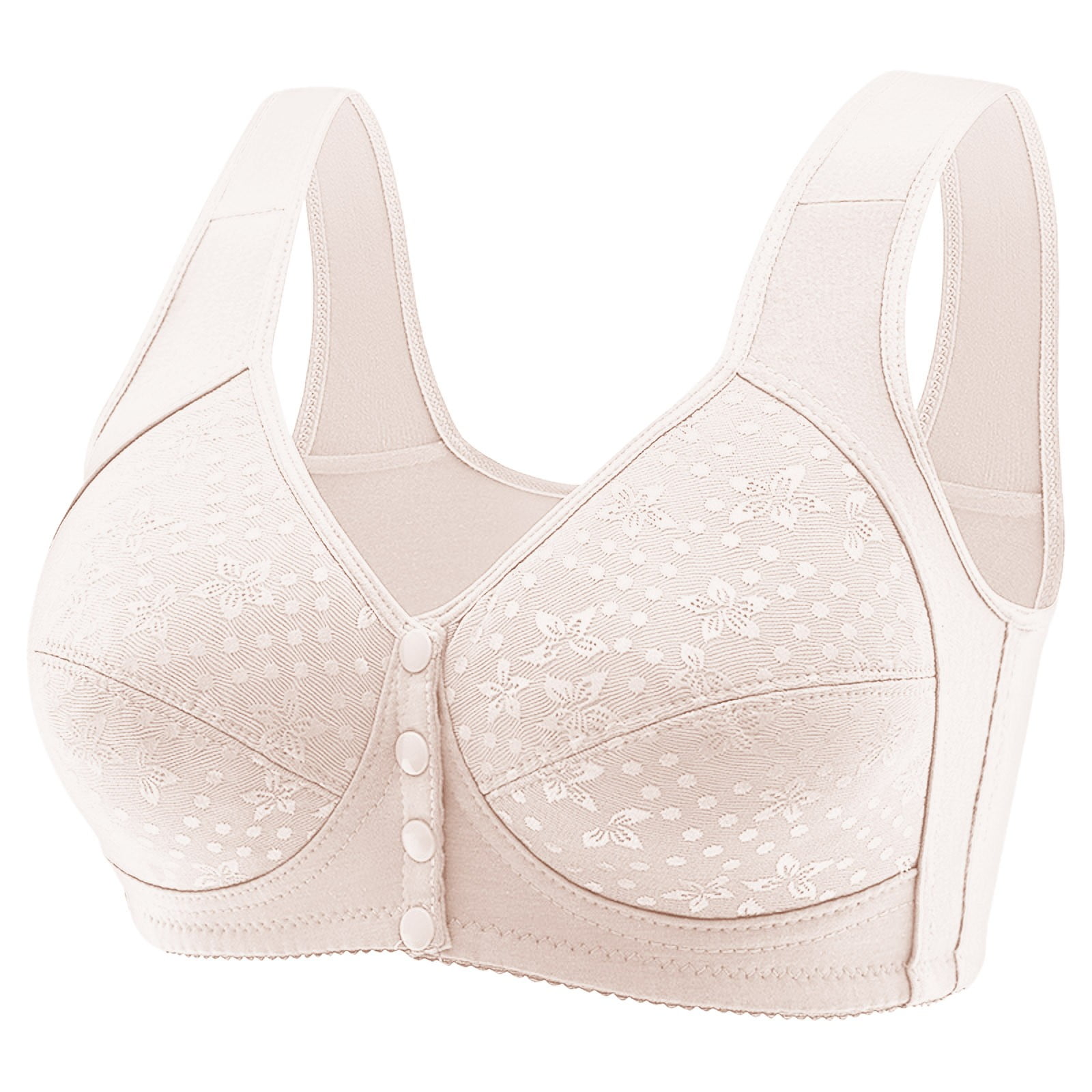 Minimizer Bras for Women Full Coverage Floral Print Wireless Front ...