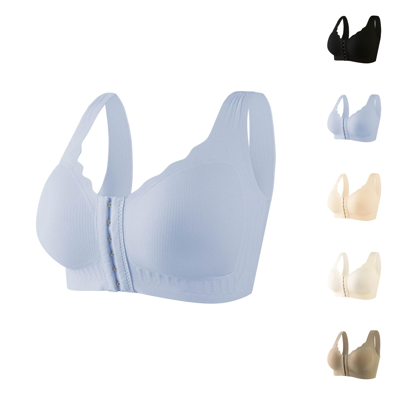 Minimizer Bras for Women Front Closure Plus Size Full Coverage Seamless ...