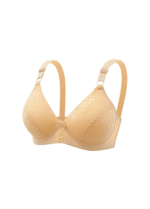 Bras for Women Full Coverage Underwire Bras Plus Size Lifting Lace Bra ...