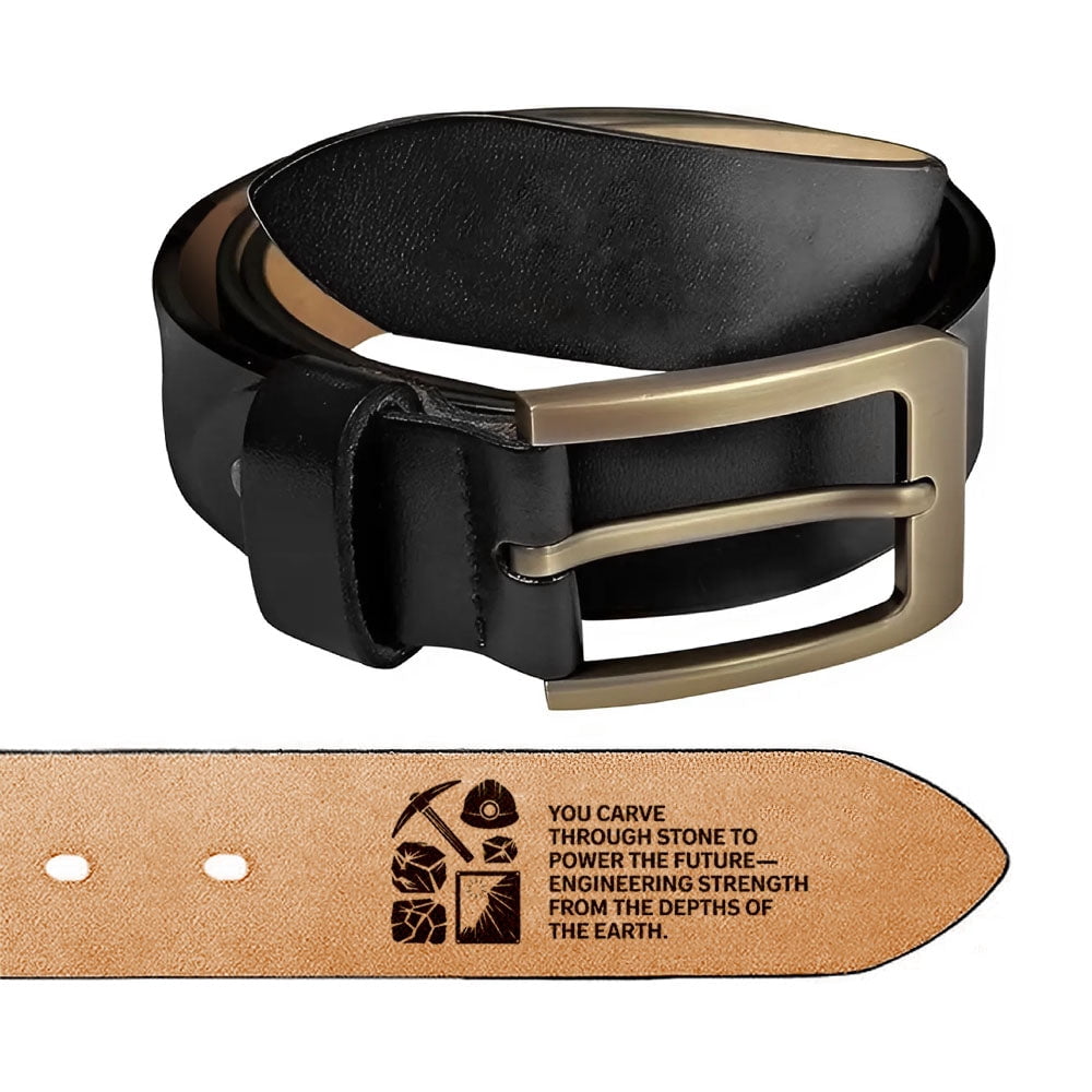 Mining Engineer Belt Gift – Grounded Tribute to Men Who Work Beneath ...