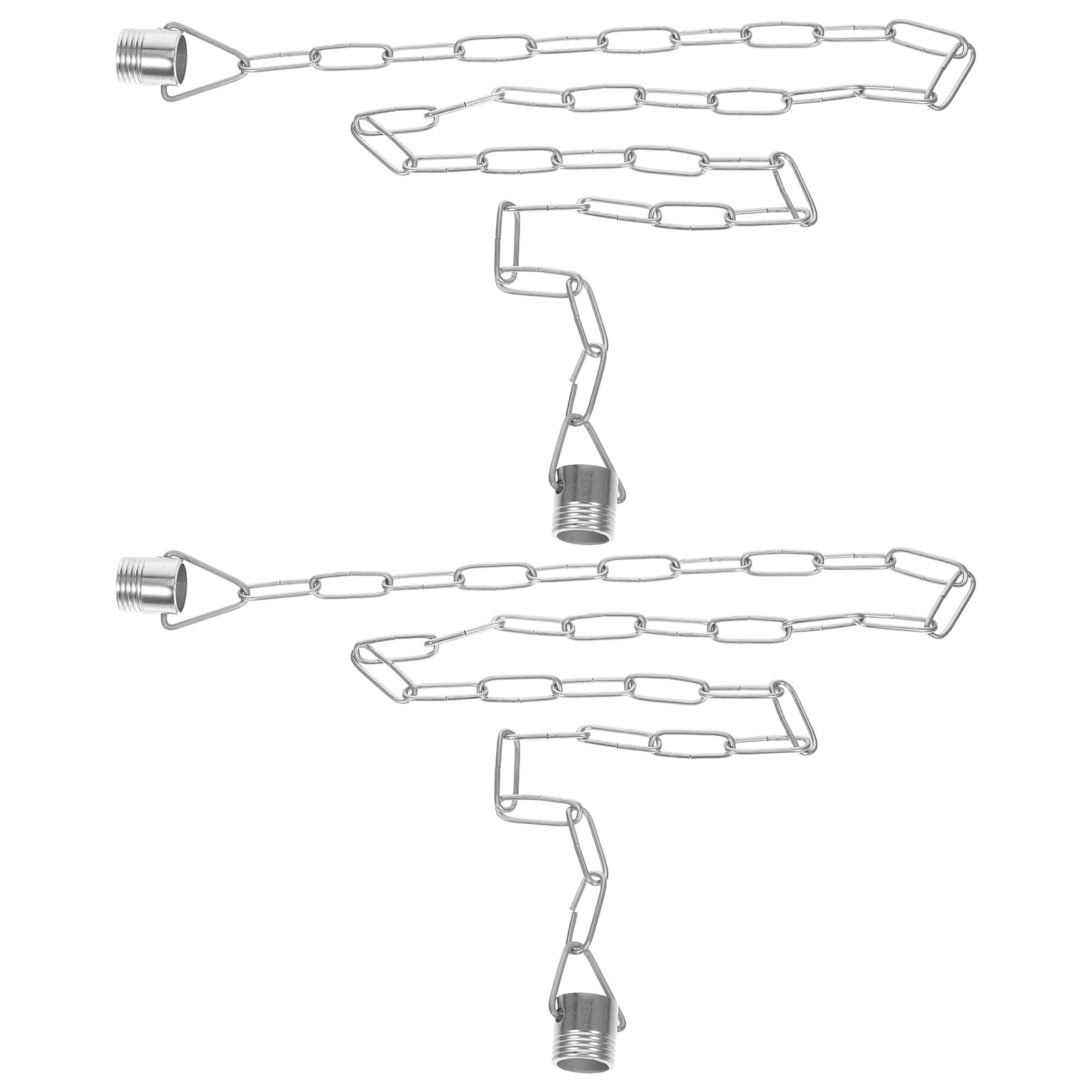 OFFIGAM 2Pcs Adjustable Galvanized Metal Chain for Hanging Light ...