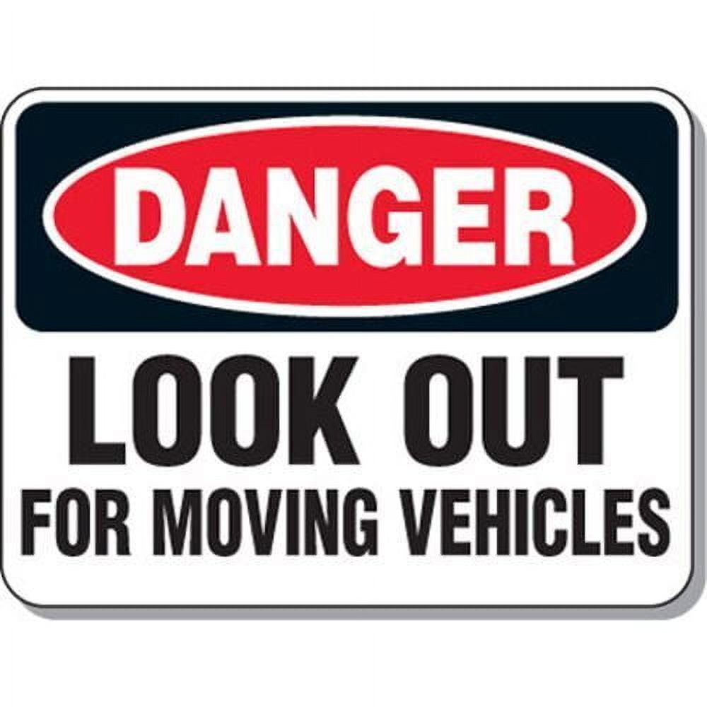 Mining Site Traffic Warning Metal Signs Danger Look Out For Moving ...