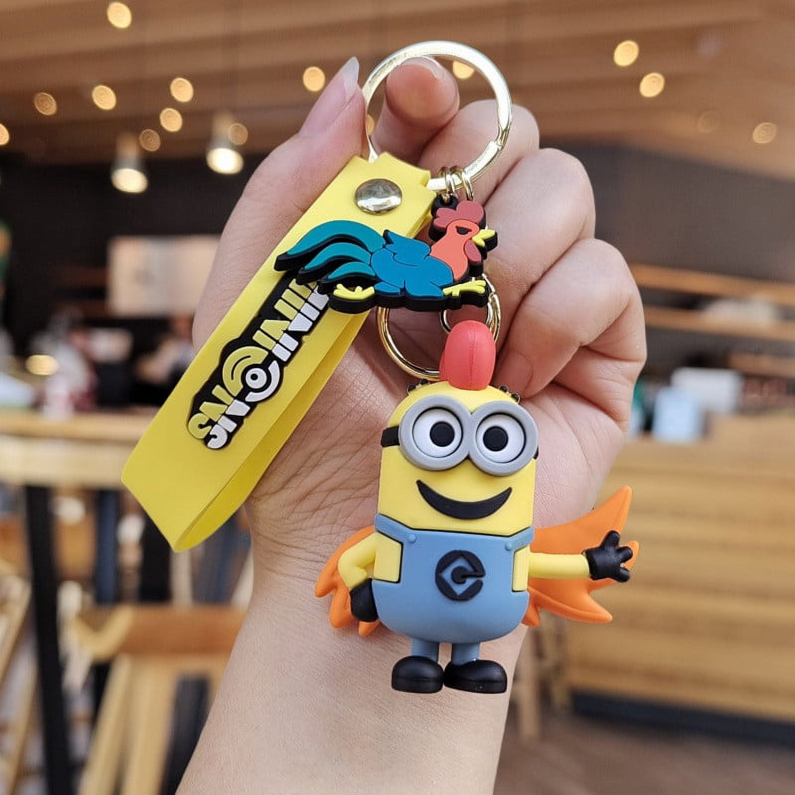 Minion Keychain,Minions Keychain,Minion Figures,Minions Keychain Action ...