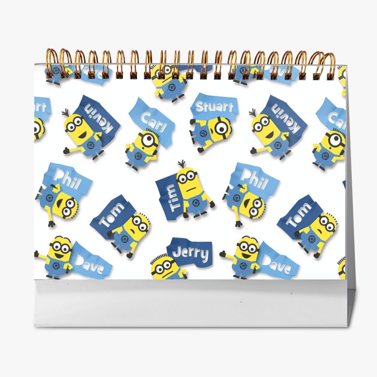 Minions 2025 Calendar - Cartoon Desktop Calendar Thick Paper for ...