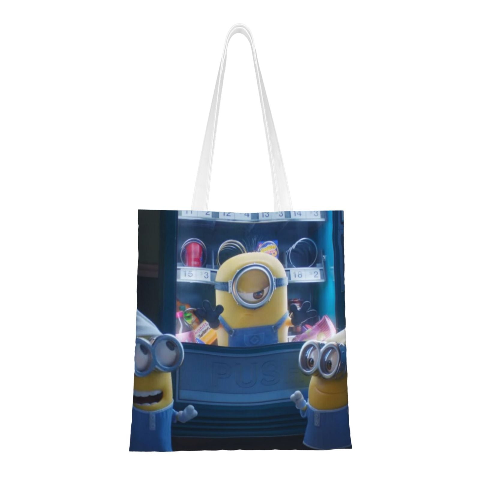 Minions 4 Peanuts Snoopy Natural Canvas Tote Bag, Cloth Shopping ...