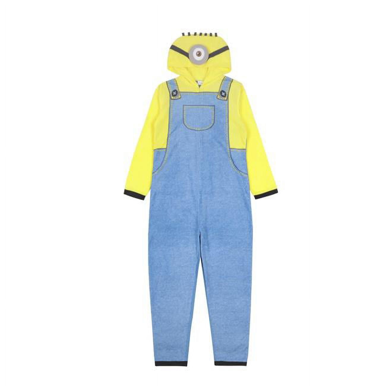 Minions 853916-large Despicable Me Minion Hooded Union Suit - Large ...