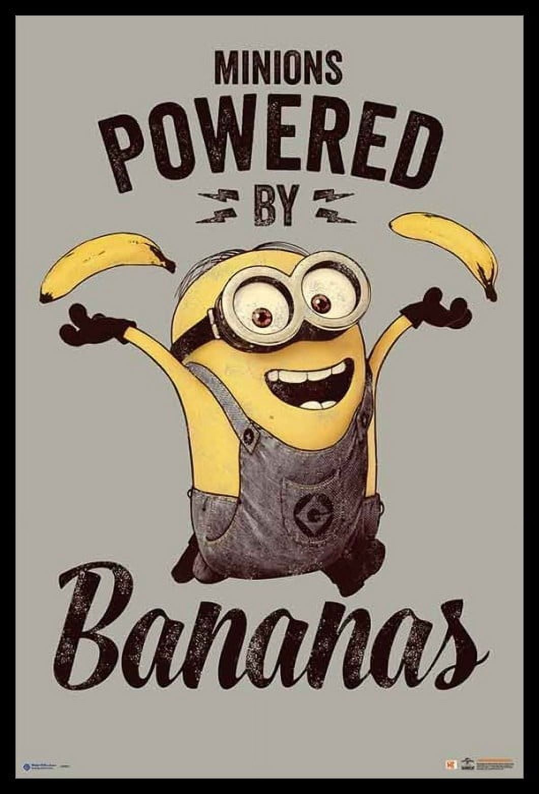 Minions-Bananas Laminated & Framed Poster (36 x 24) - Walmart.com