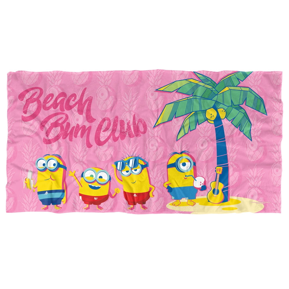 Minions Beach Towel, 30"x60" Beach Bum Club Beach Towel - Walmart.com