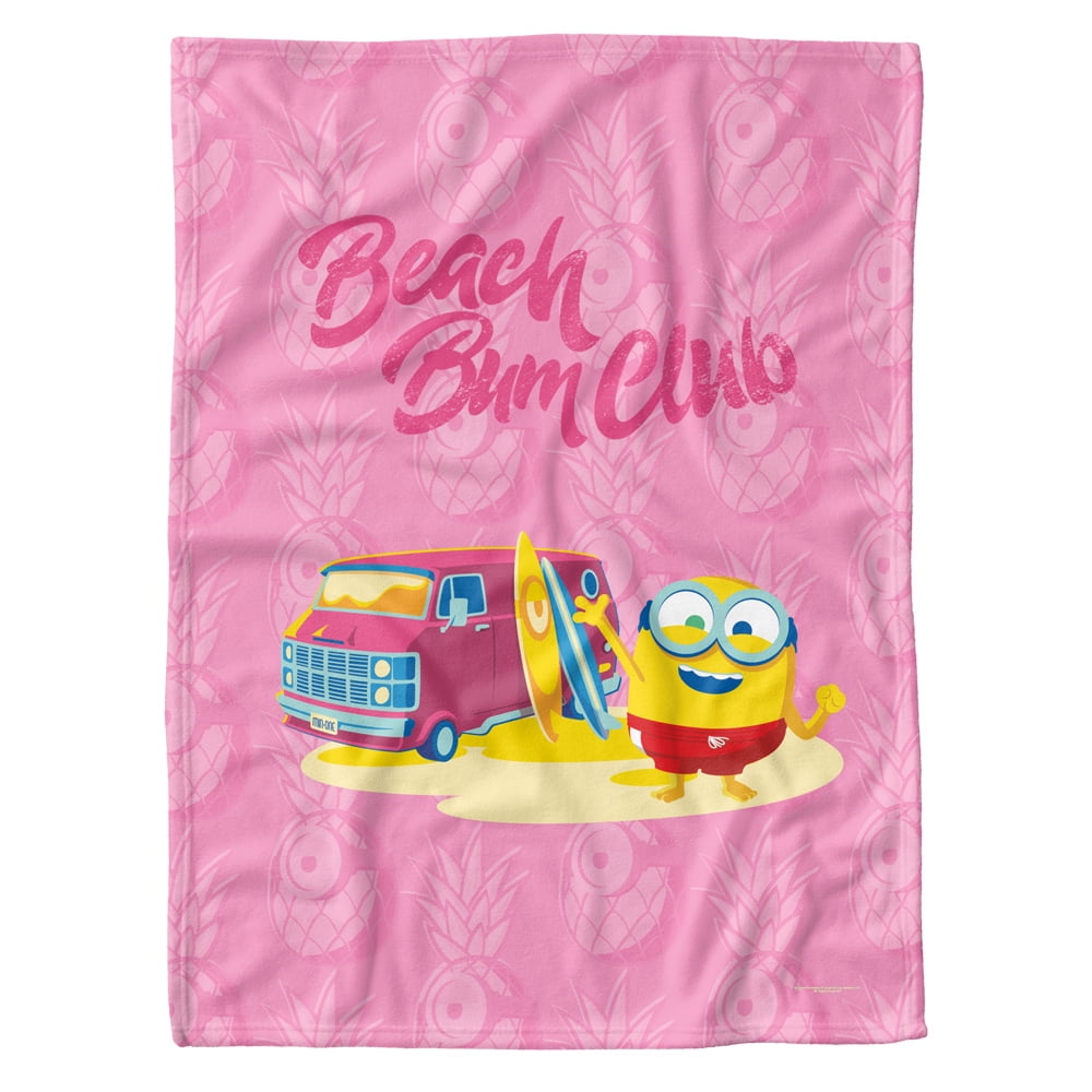Minions Blanket, 30"x40" Beach Bum Bob Soft Fleece Baby Blanket for ...