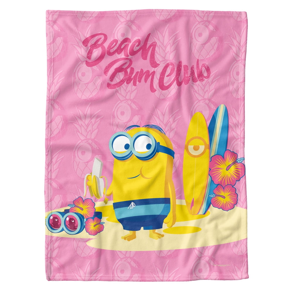 Minions Blanket, 30"x40" Beach Bum Dave Soft Fleece Baby Blanket for ...