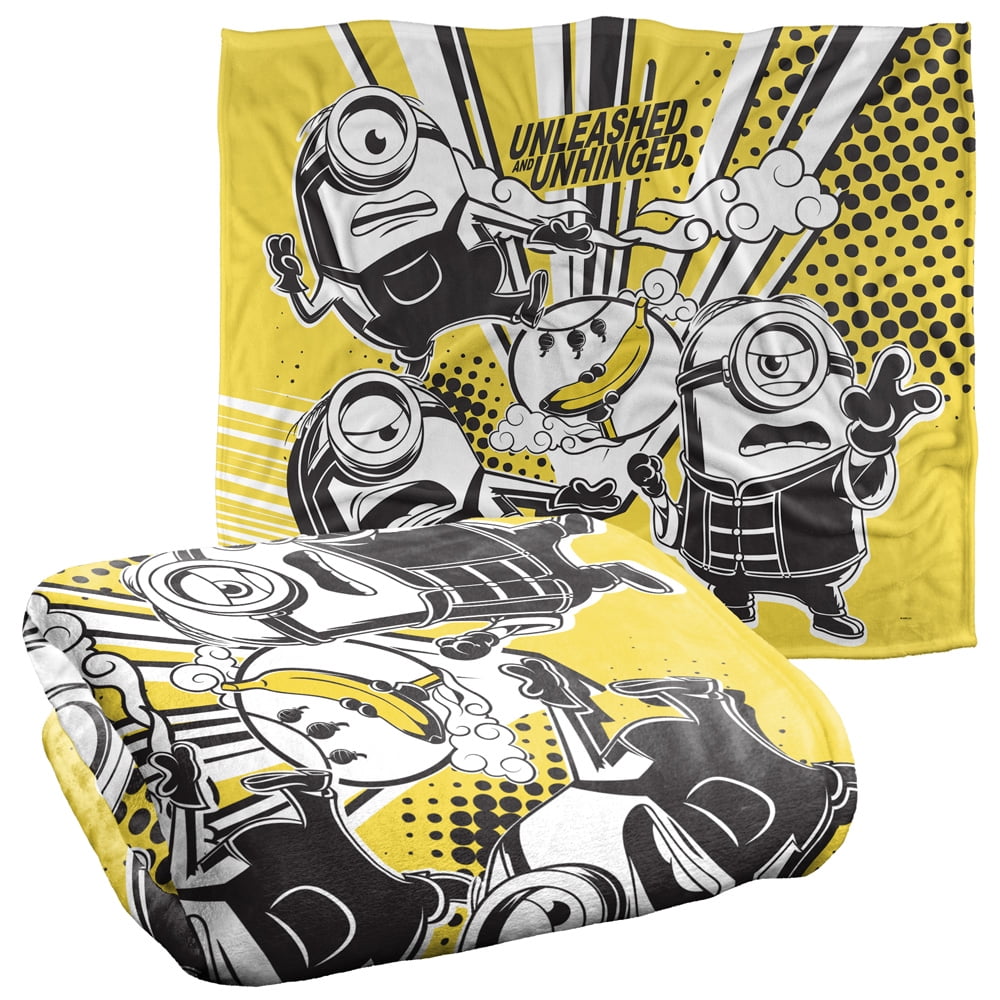 Minions Blanket, 50"x60" Unleashed and Unhinged Silky Touch Super Soft ...