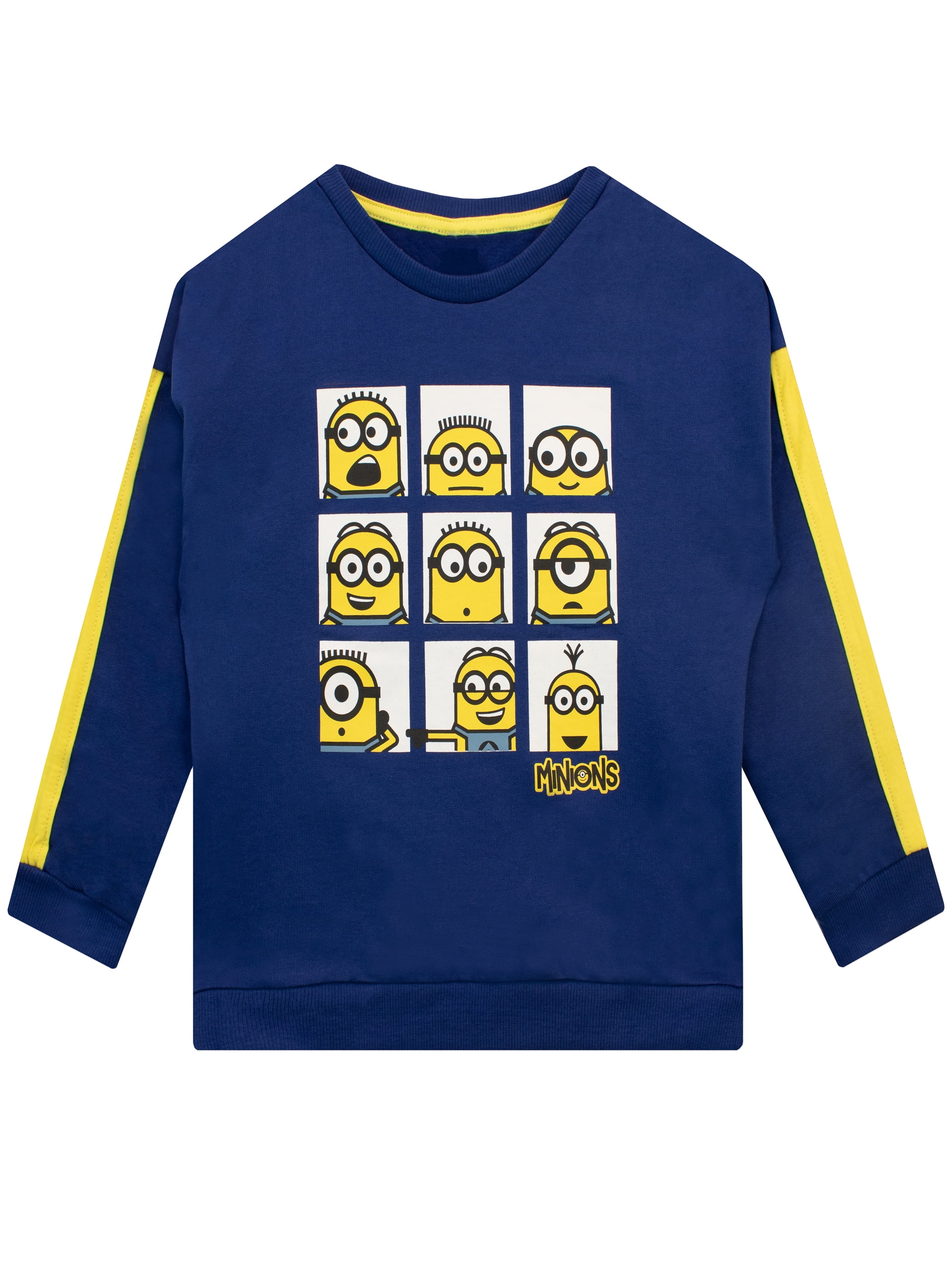 Minions Boys Mood Sweater Blue Sizes 5-12 - Walmart.com
