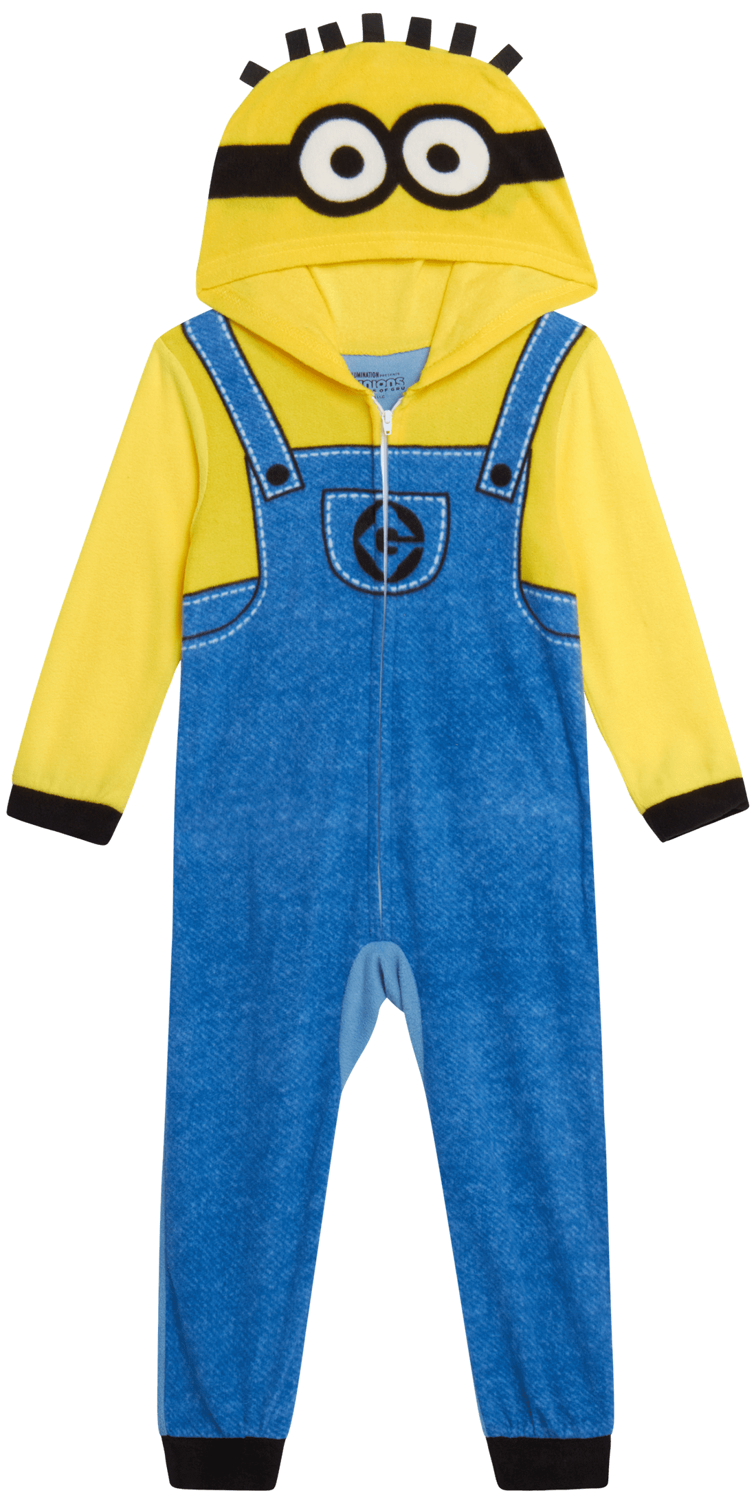 Minions Boys' Pajamas - Minions Halloween Costume Micro Fleece Onesie ...