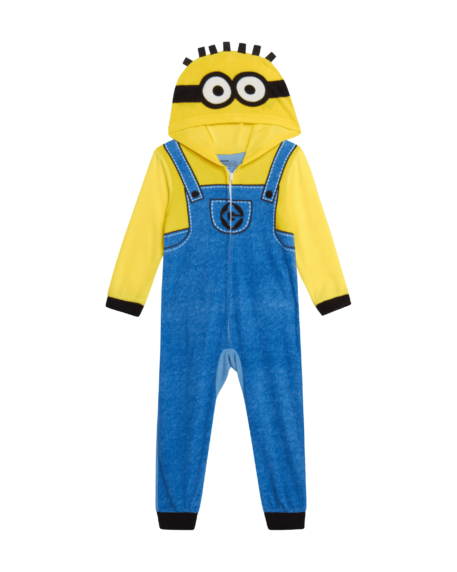 Minions Boys' Pajamas - Minions Halloween Costume Micro Fleece Onesie ...