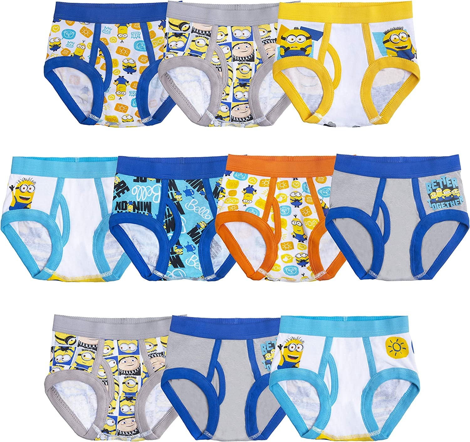 Minions Boys' Underwear Multipacks, Tb 10pk, 2T/3T - Walmart.com