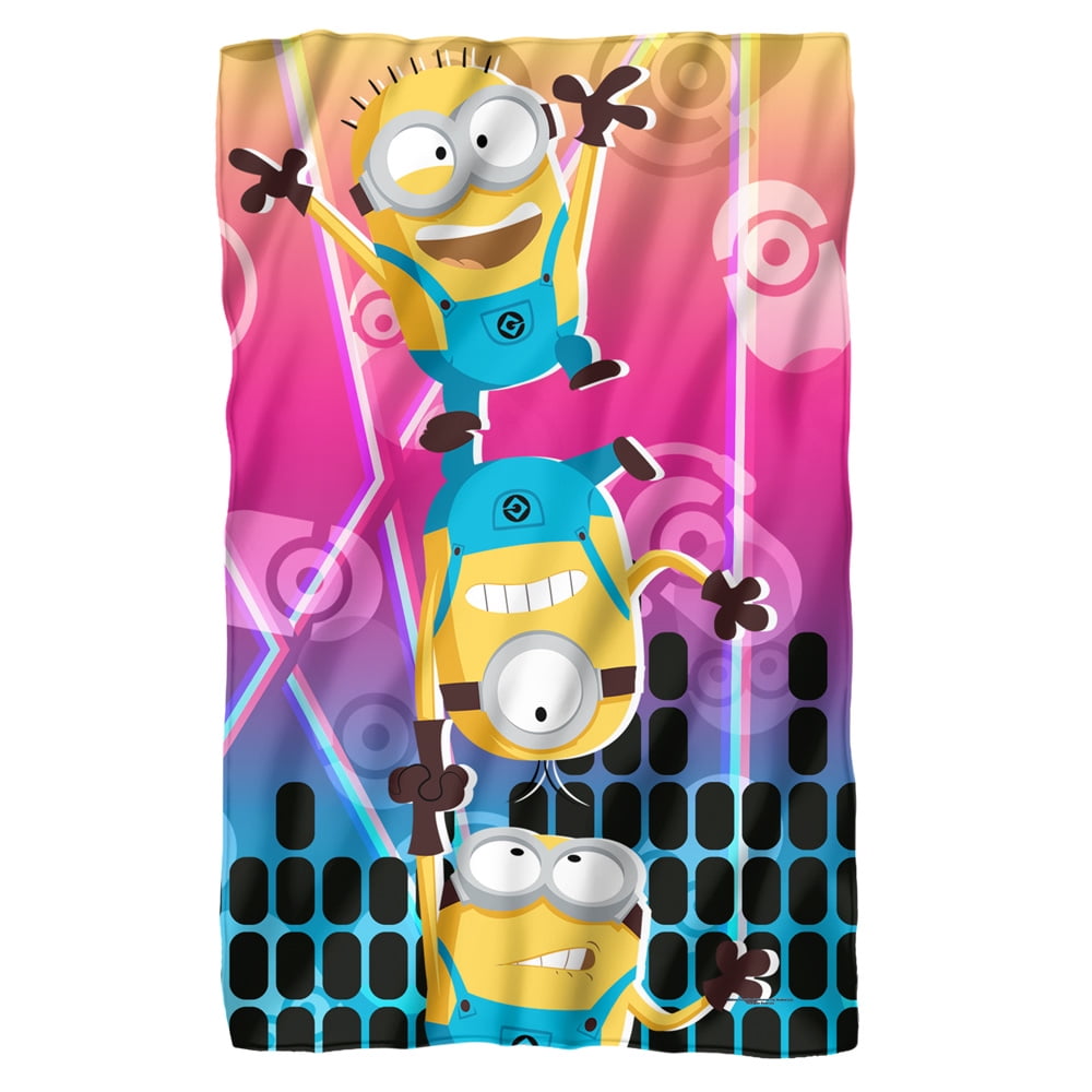 Minions CMYK Rave Fleece Blanket 36' x 58' - Walmart.com