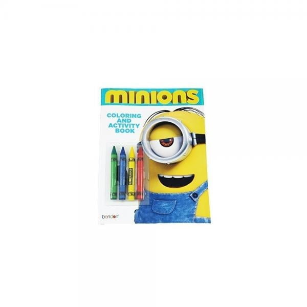 Minions Coloring and Activity Book with 4 Jumbo Crayons ~ Minions Movie ...