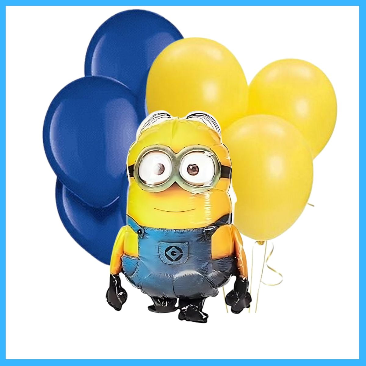 Minions Despicable Me Balloon Bouquet 7-Piece - Walmart.com