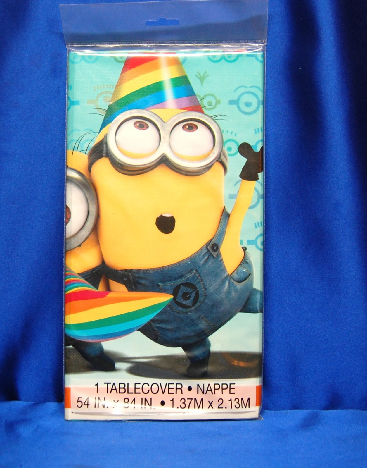 Minions Despicable Me Party Tablecover Kevin , Stuart, Bob Free Ship ...