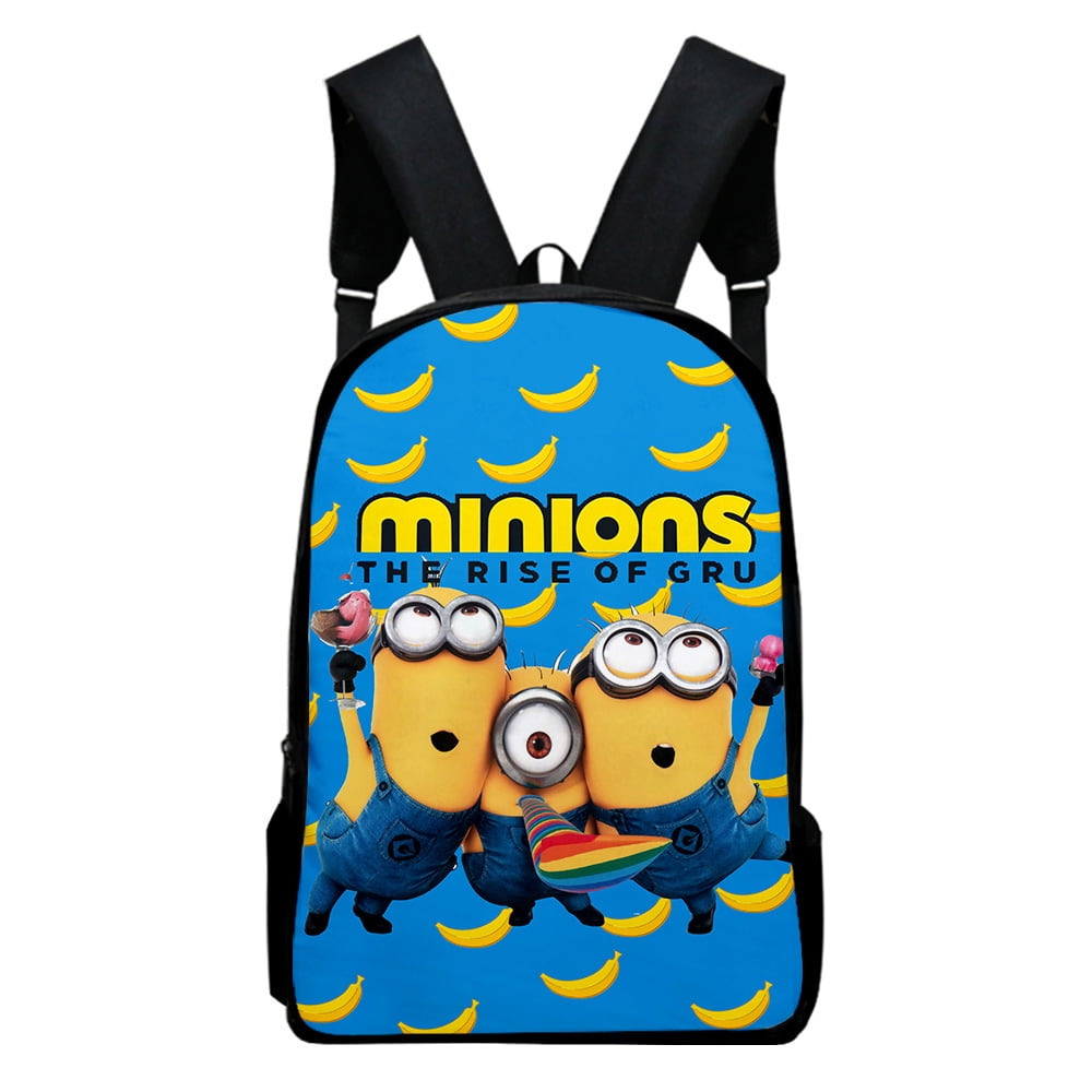 Minions Despicable me 2 Merch Oxford Cloth Shoulder Backpack Multi ...