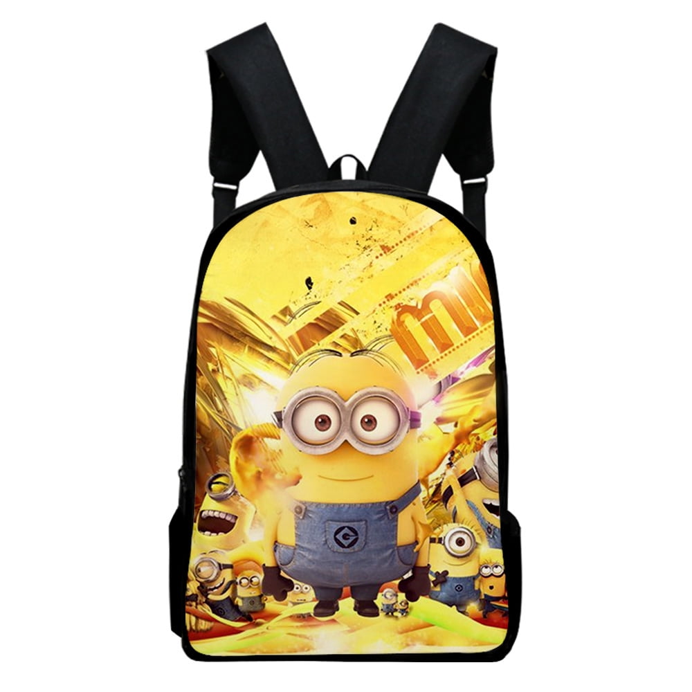 Minions Despicable me 2 Merch Oxford Cloth Shoulder Backpack Multi ...