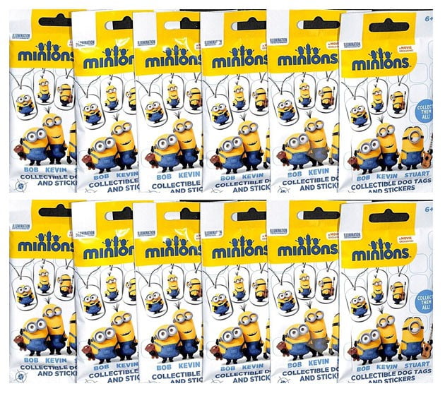 Minions Dog Tags Mystery Pack (LOT OF 12) - Walmart.com