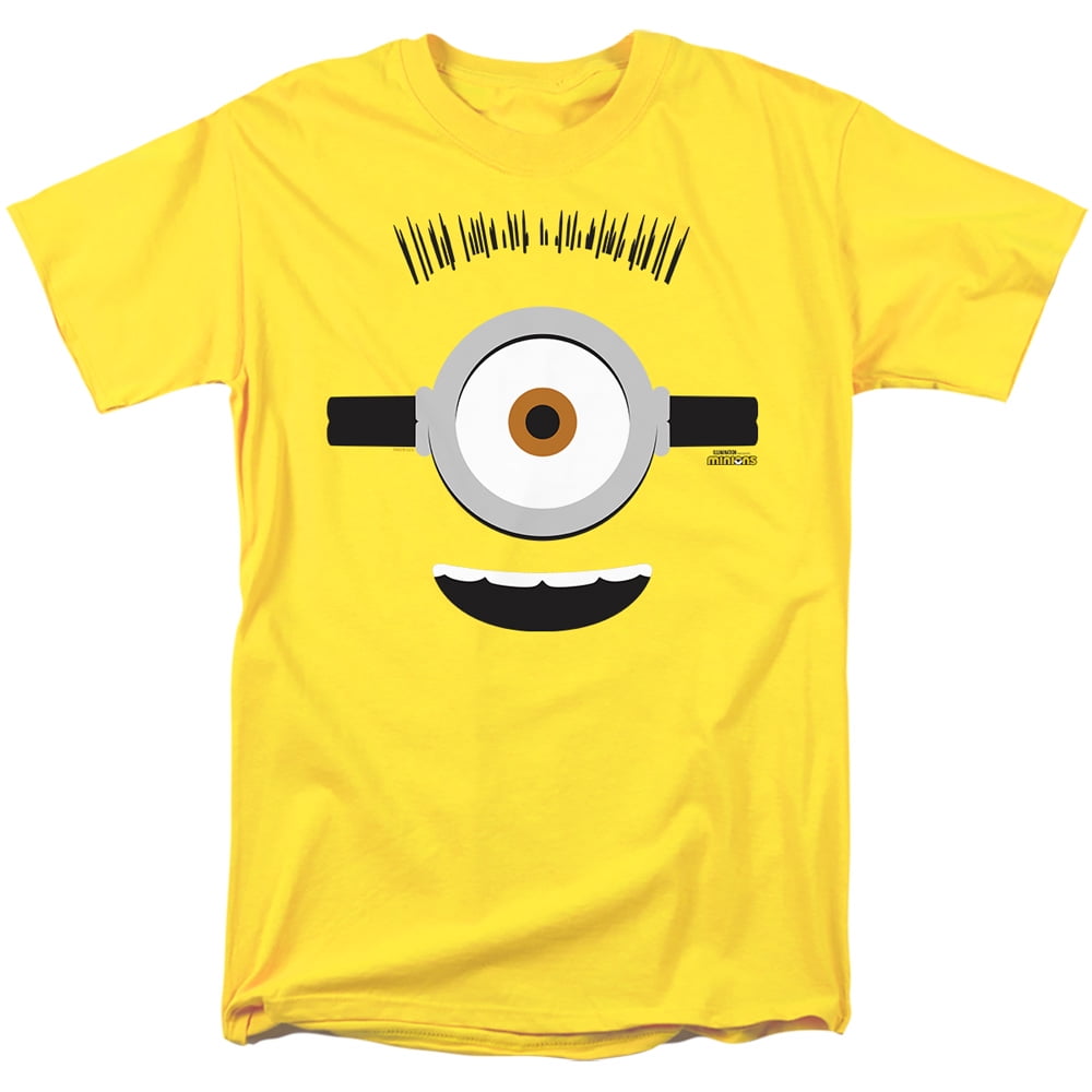 Minions Excited Minion Unisex Adult T Shirt, Yellow, Small - Walmart.com