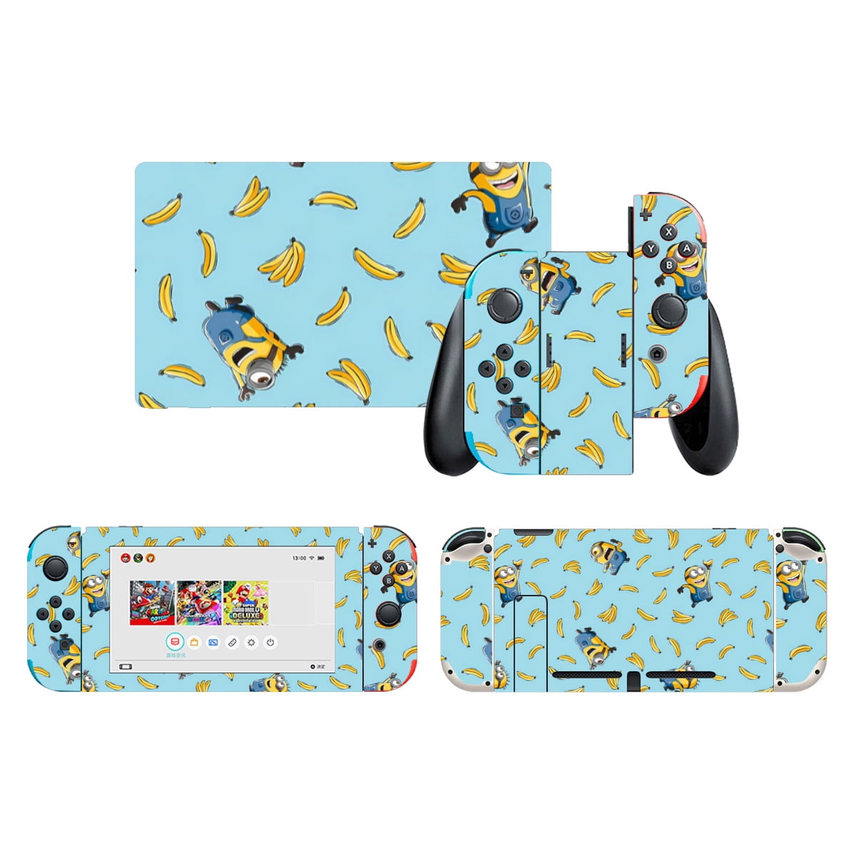 Minions Game Switch Skin - Anime Cartoon Game Sticker, No Bubble ...