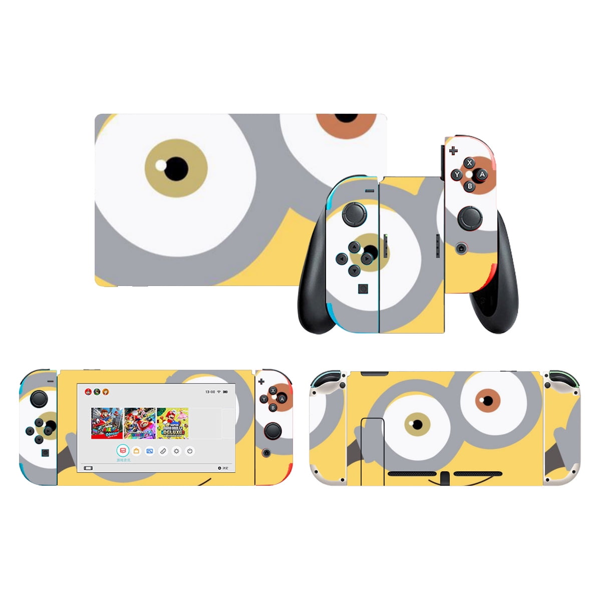 Minions Game Switch Skin - Anime Cartoon Game Sticker, No Bubble ...
