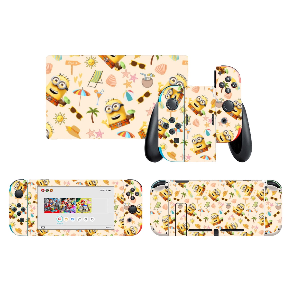 Minions Game Switch Skin - Anime Cartoon Game Sticker, No Bubble ...