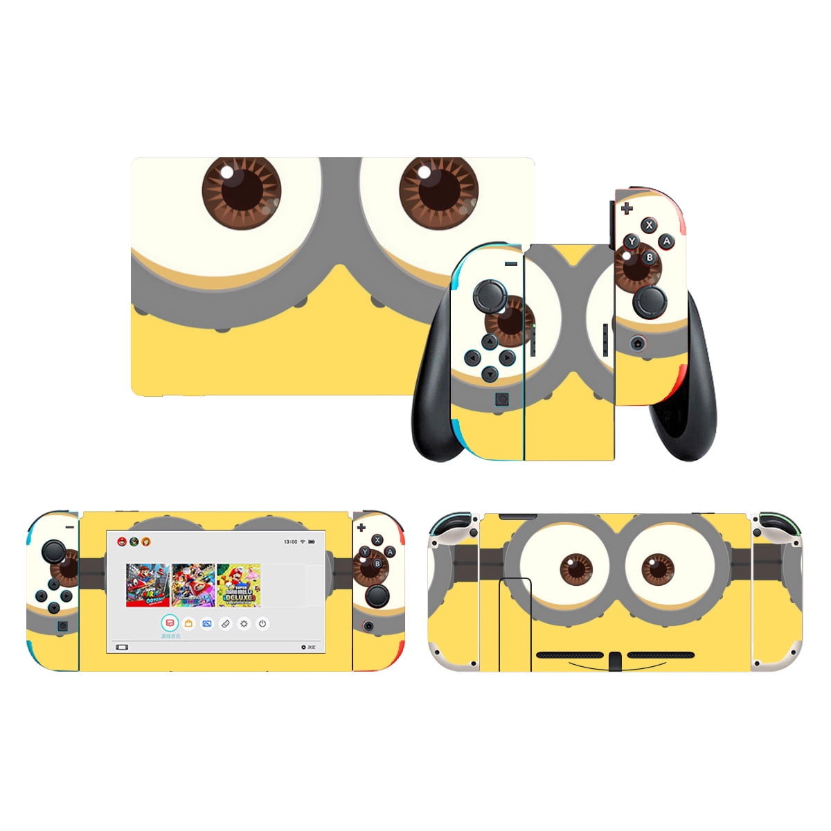Minions Game Switch Skin - Anime Cartoon Game Sticker, No Bubble ...