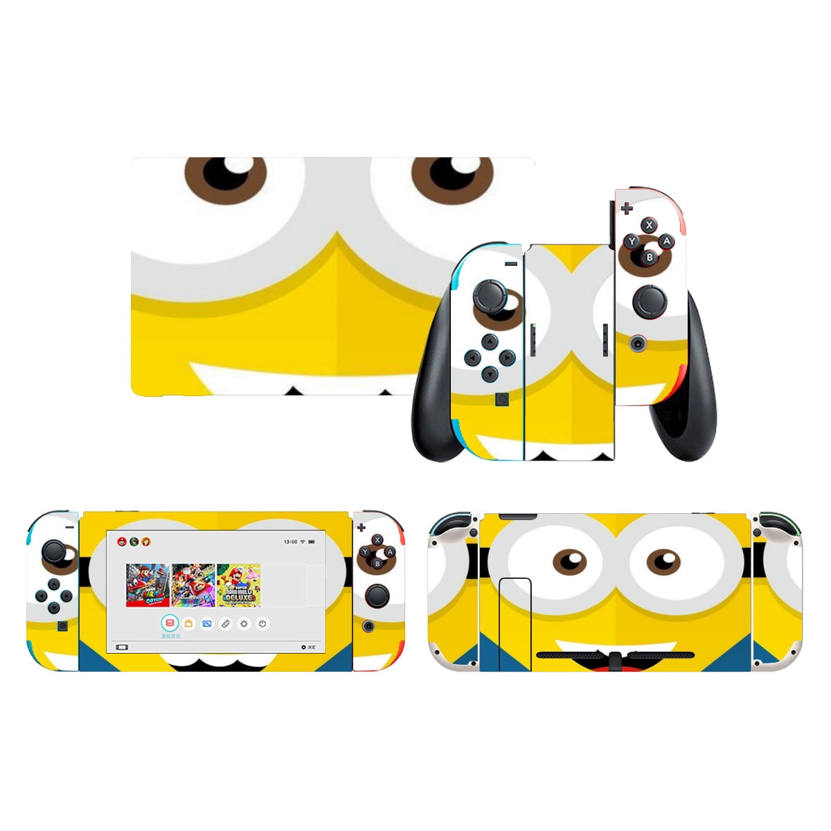 Minions Game Switch Skin - Anime Cartoon Game Sticker, No Bubble ...
