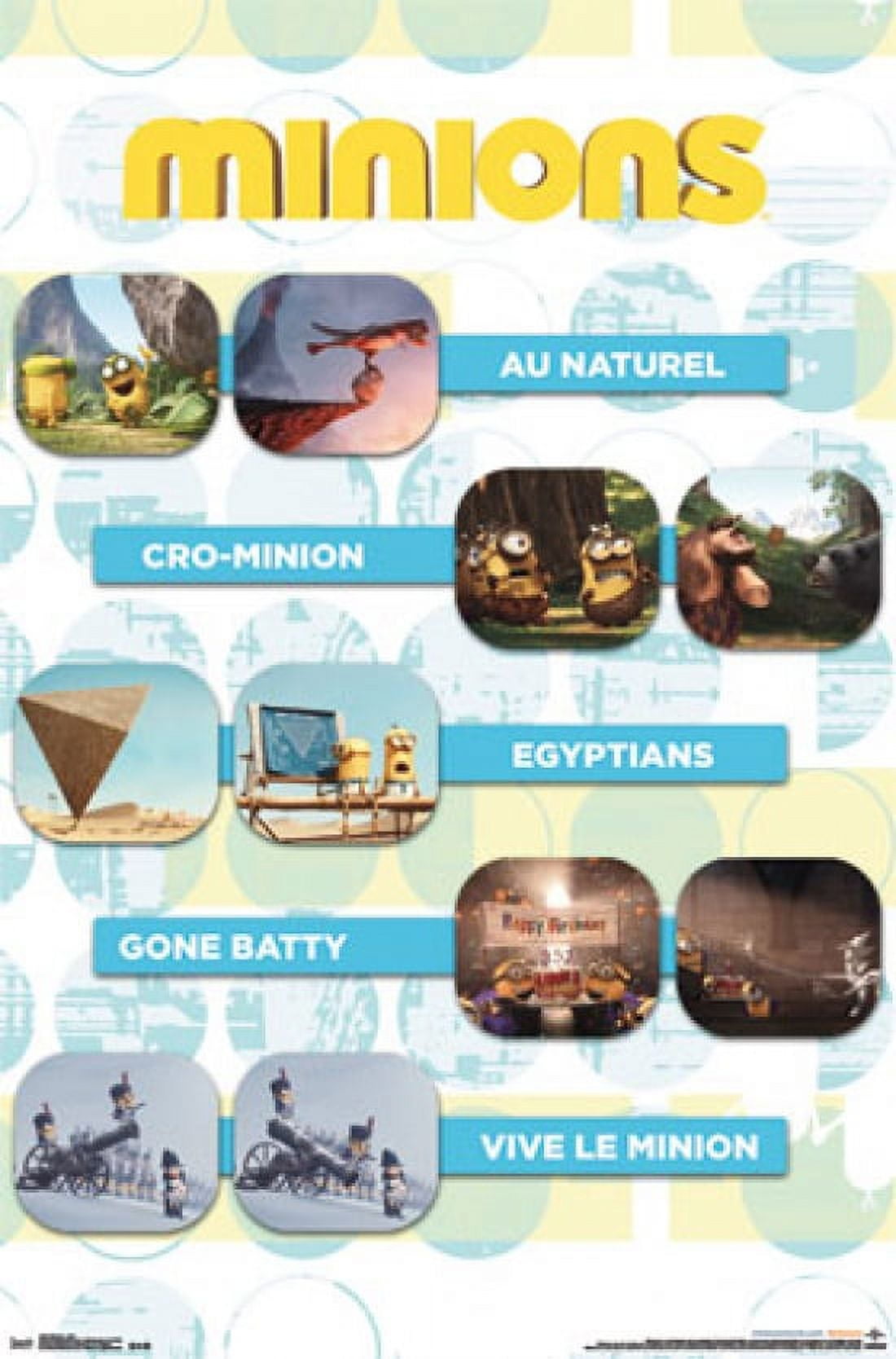 Minions - Grid Poster Print (24 x 36) - Walmart.com