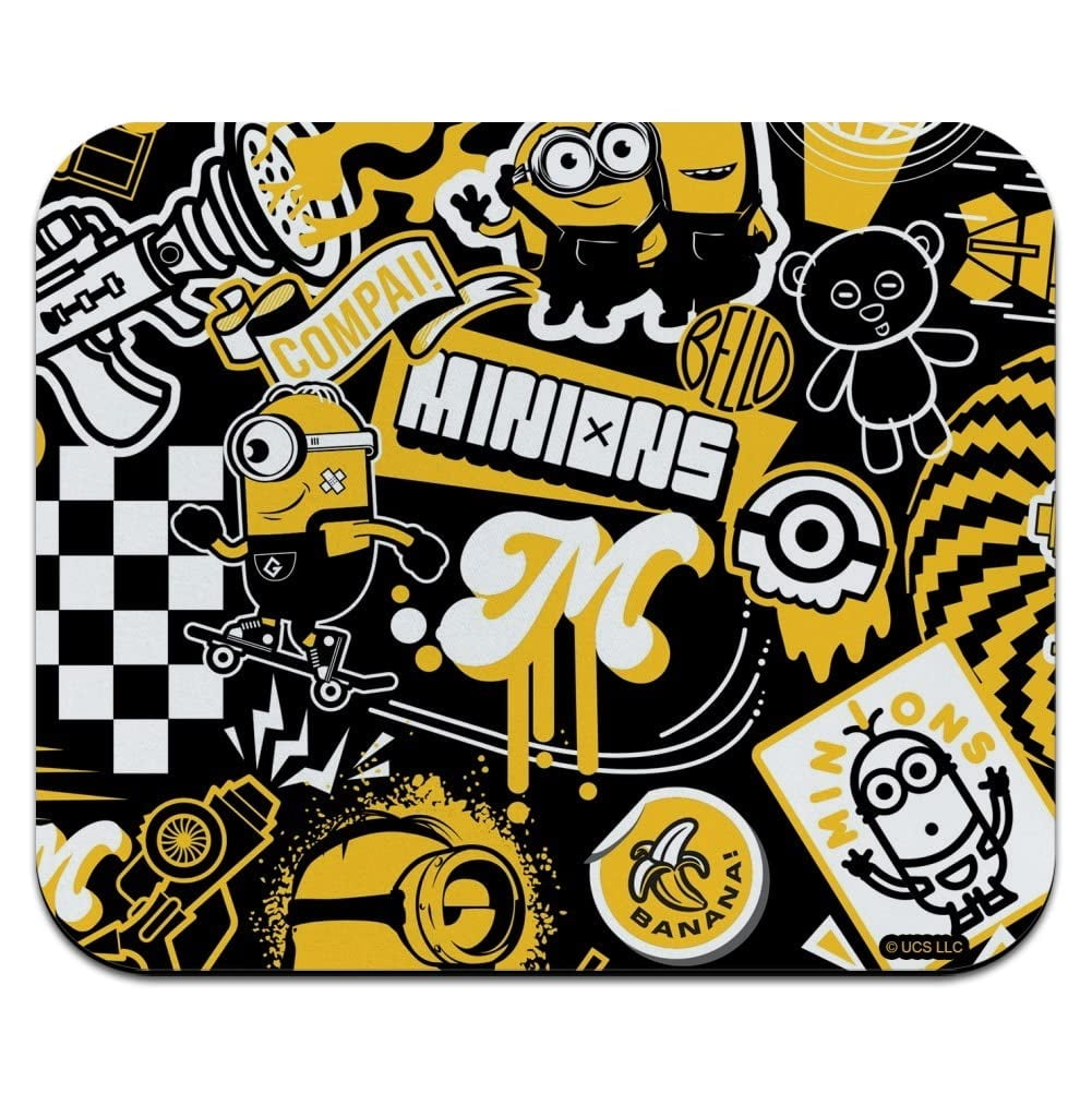Minions Icon Pattern Low Profile Thin Mouse Pad Mousepad - Walmart.com